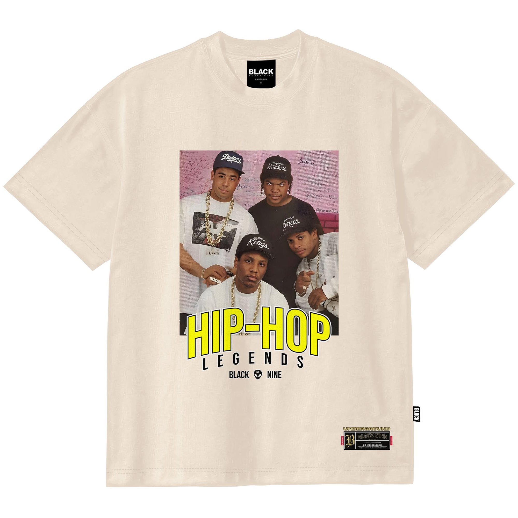 Camiseta Black Nine Premium Hip-Hop Legends B90173