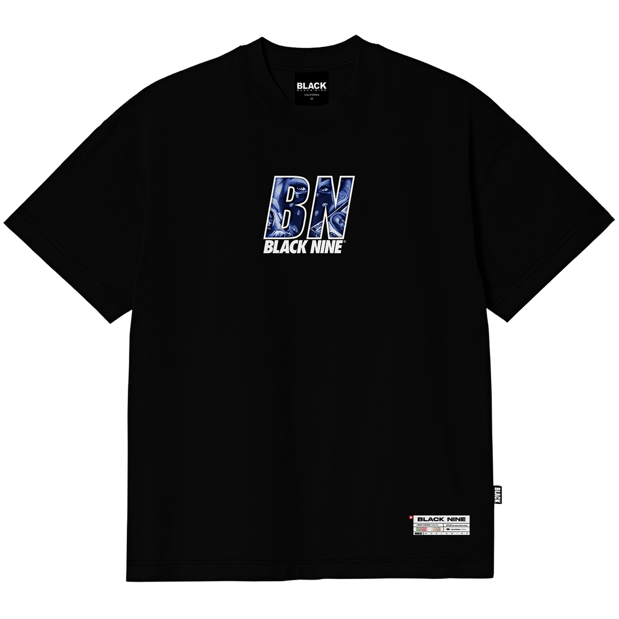 Camiseta Premium Bn Black Nine Blue - Preta B90685