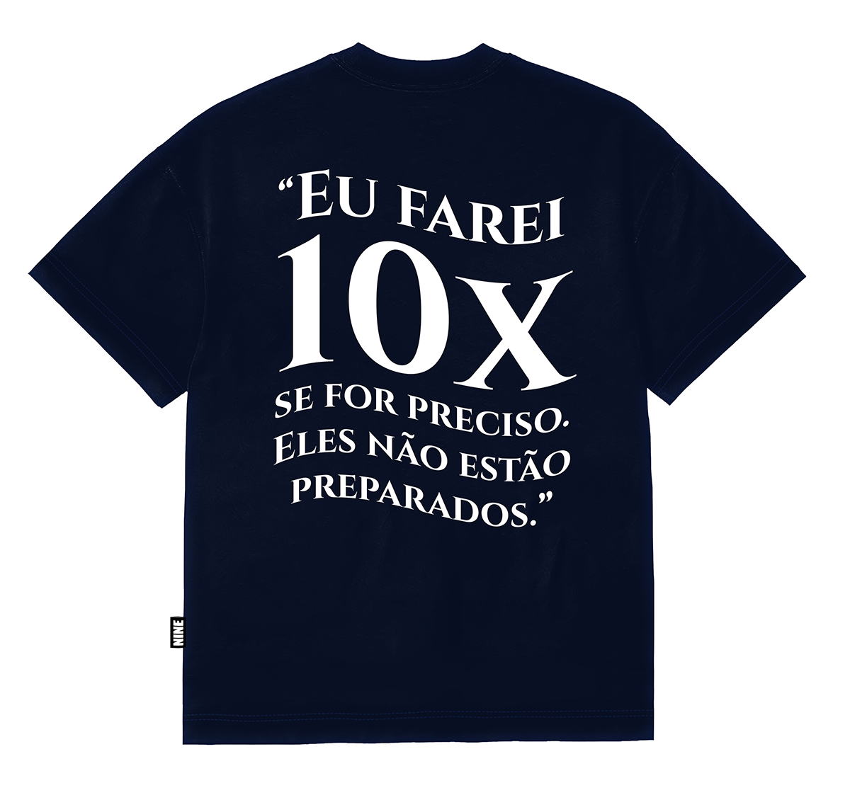 Camiseta Premium B9 Vini Jr Eu Farei 10x - Azul Marinho - B90970