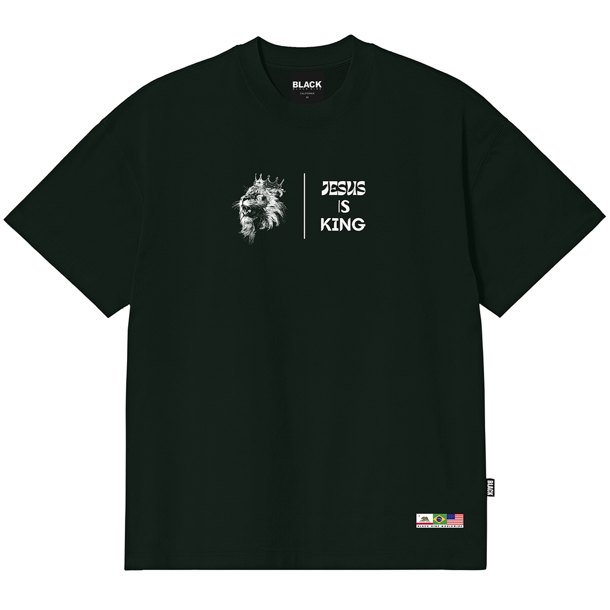 Malhão Exclusivo Black Nine Jesus is King - Verde Escuro - B91337 Verde ...