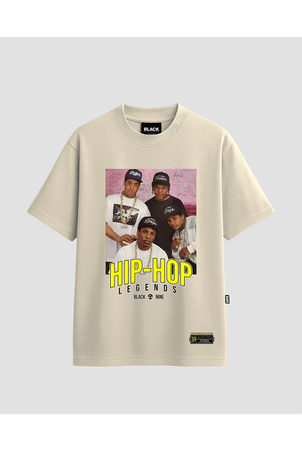 Camiseta Lendas Do Hip Hop Off White